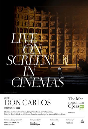 Met Opera 2022: Don Carlos - Rialto Cinemas